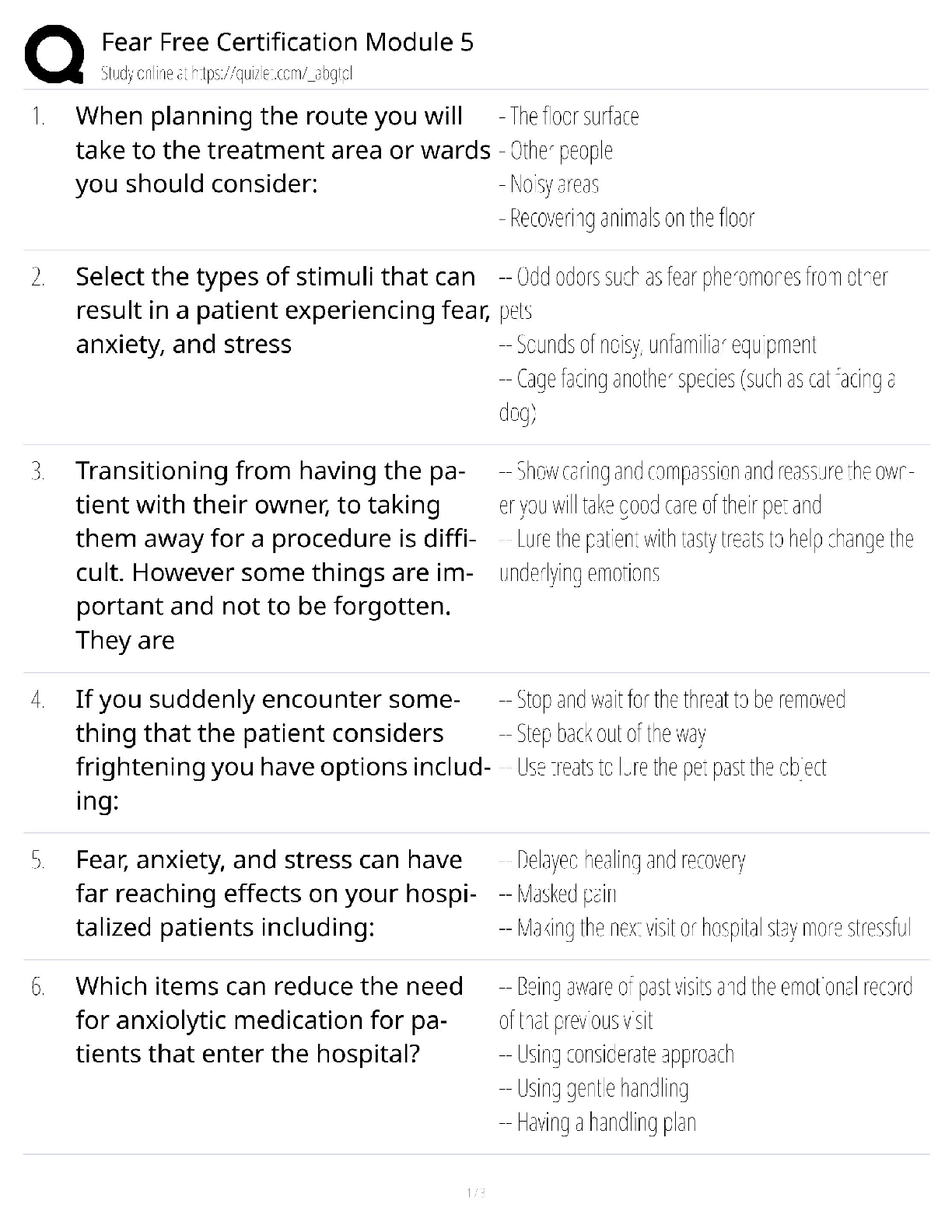 Fear Free Certification Module 5 Exam Prep 2025/2026: The Ultimate ...