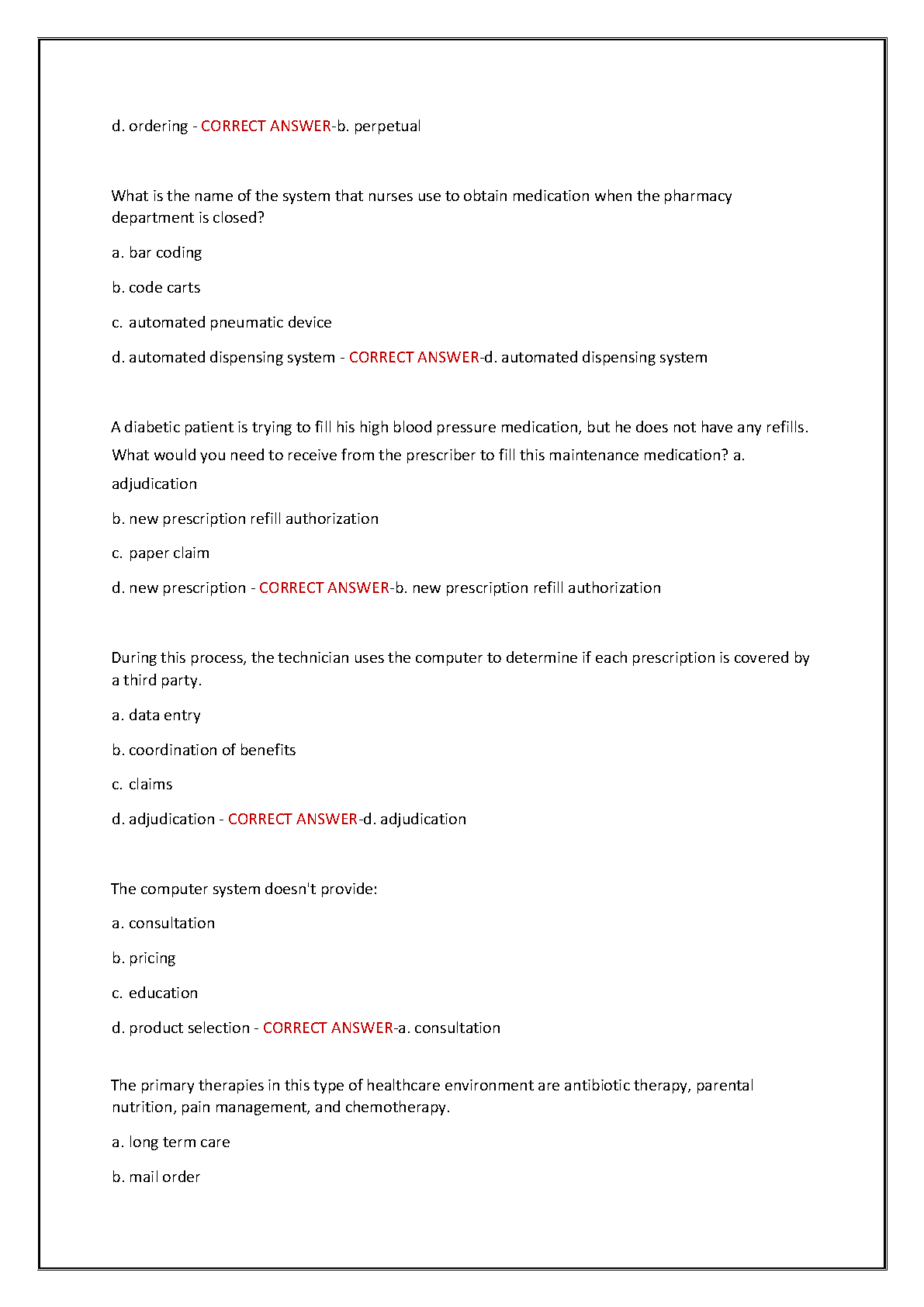 PTCB Exam Test Bank 2026-2027 Edition | 200+ Questions & Verified ...