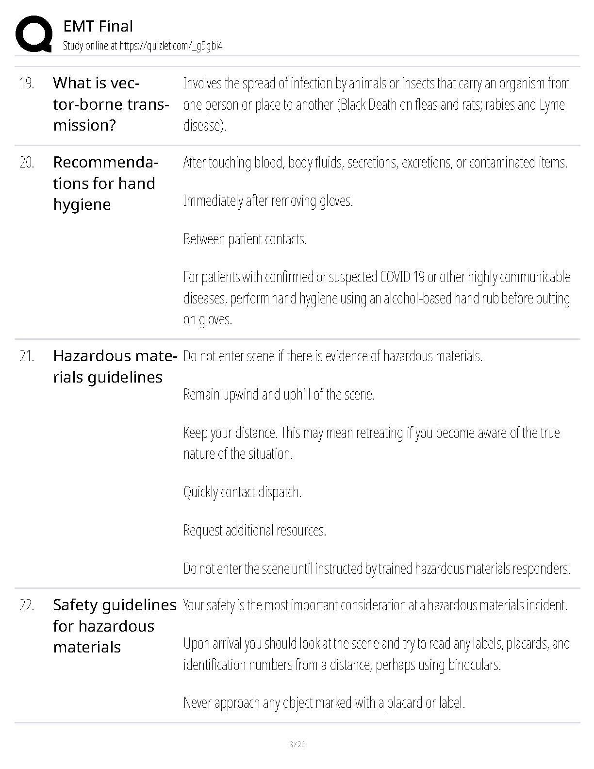 Ultimate EMT Final Exam Q&A Study Guide 2025/2026: Your Key to Passing ...