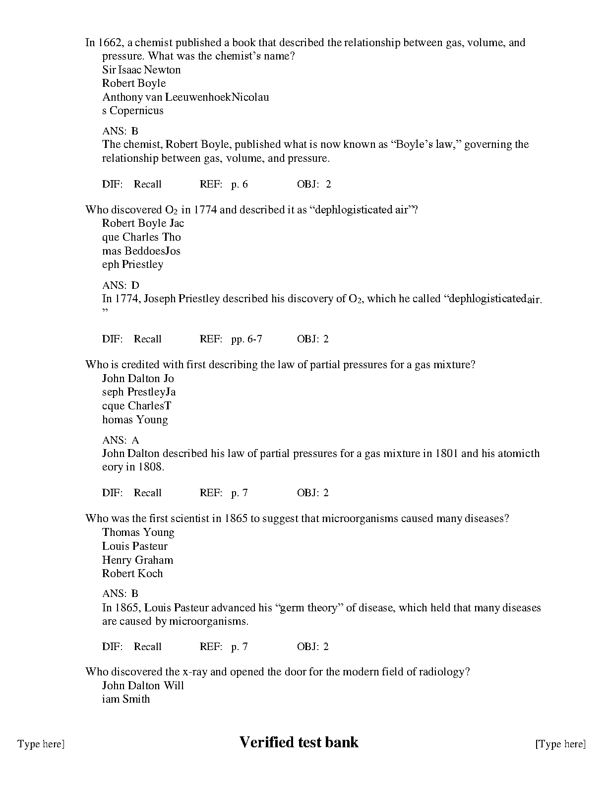 Test Bank for Egan's Fundamentals of Respiratory Care, 11th Edition by ...