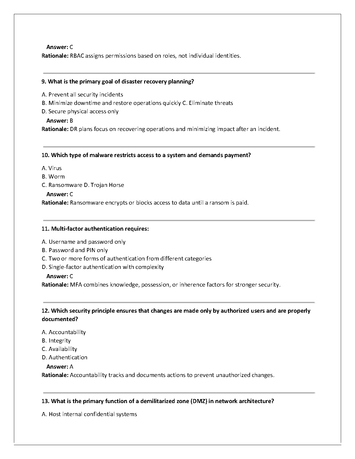 CISSP Certified Information Systems Security Professional Test Bank ...
